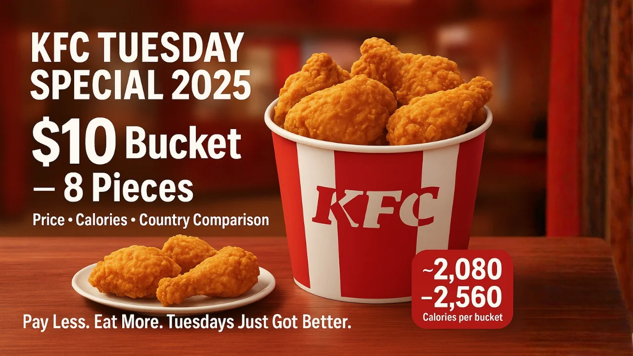 KFC Tuesday Special Price & Calories May 2026