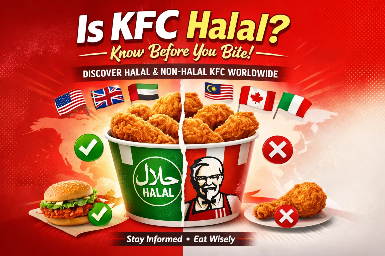Is KFC Halal in USA, UK, Canada?