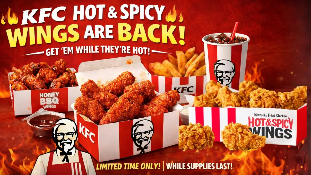KFC Hot Wings Comeback Flavors and Ranking in 2026