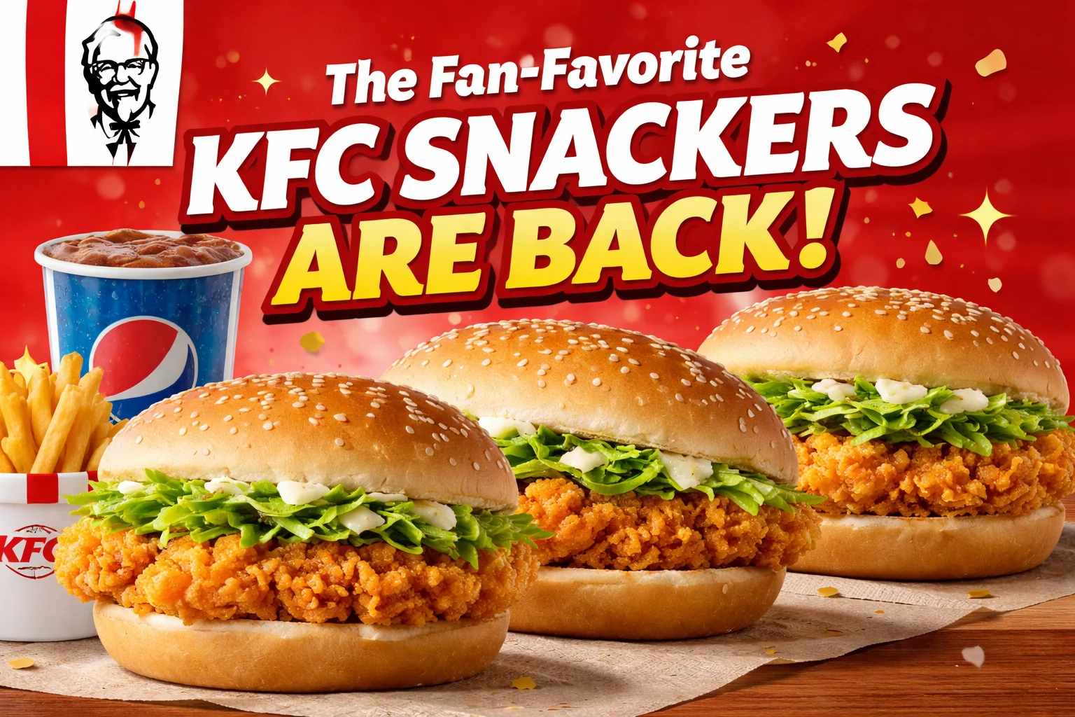 The Fan-Favorite KFC Snackers Are Back in June 2026